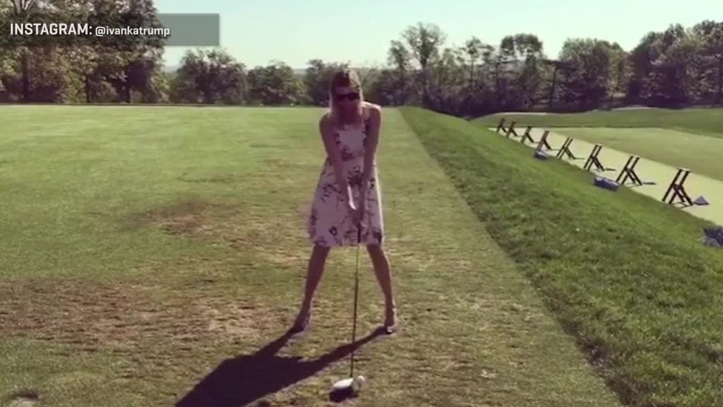 Kelly Rohrbach SI Swimsuit Rookie of the Year Shows Off Her Golf Swing