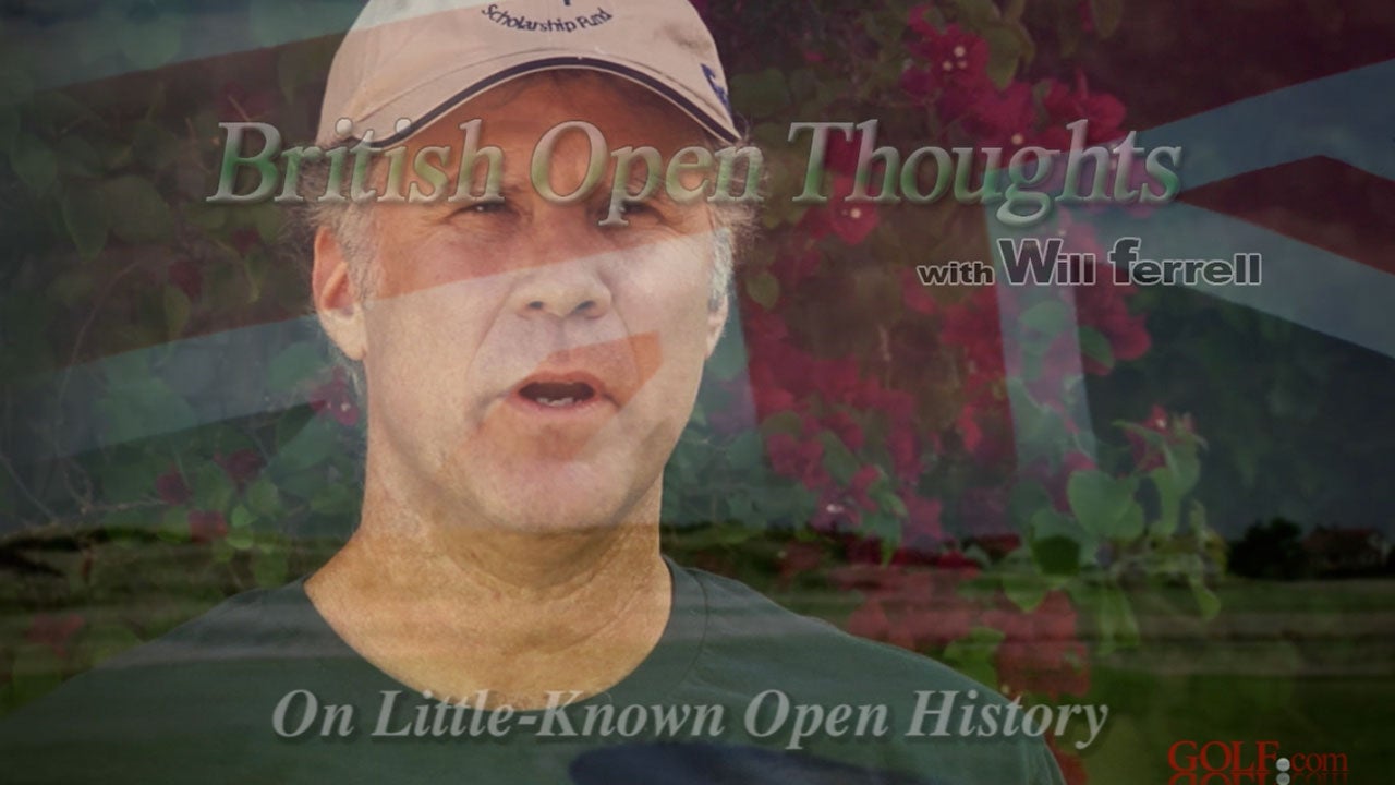 Major Thoughts With Will Ferrell British Open 2014 Links Courses