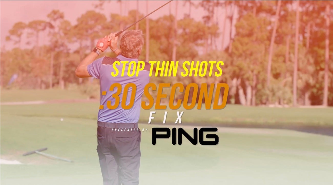 30 Second Fix: stop hitting thin shots by using the classic stop and go ...