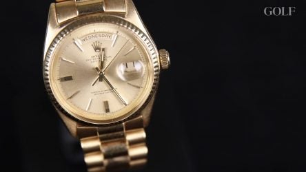 Jack Nicklaus discusses his signature Rolex watch that is up for ...