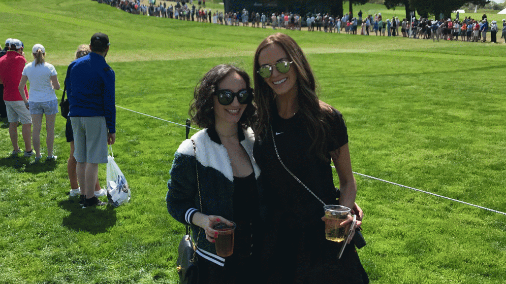 What it's like to walk the course with Brooks Koepka's girlfriend Jena Sims
