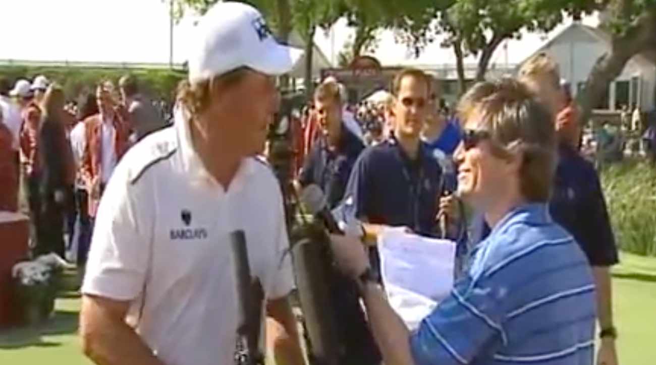 This Phil Mickelson interview at Colonial may be his funniest ever