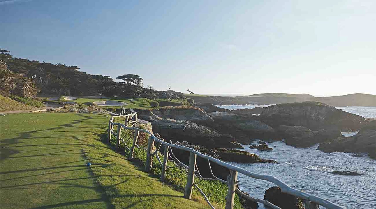 This is what a hole-in-one on the most epic par-3 in golf looks like