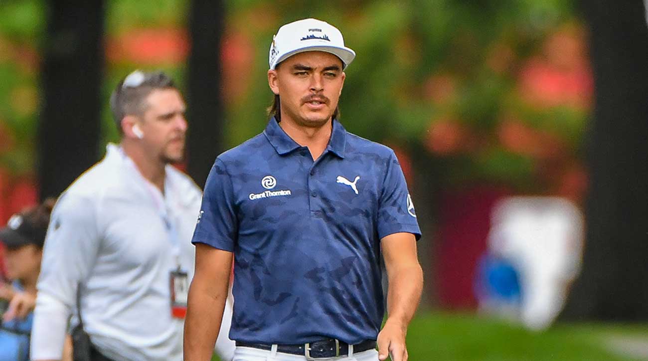 WATCH: Rickie Fowler dunks wedge for eagle at Rocket Mortgage Classic