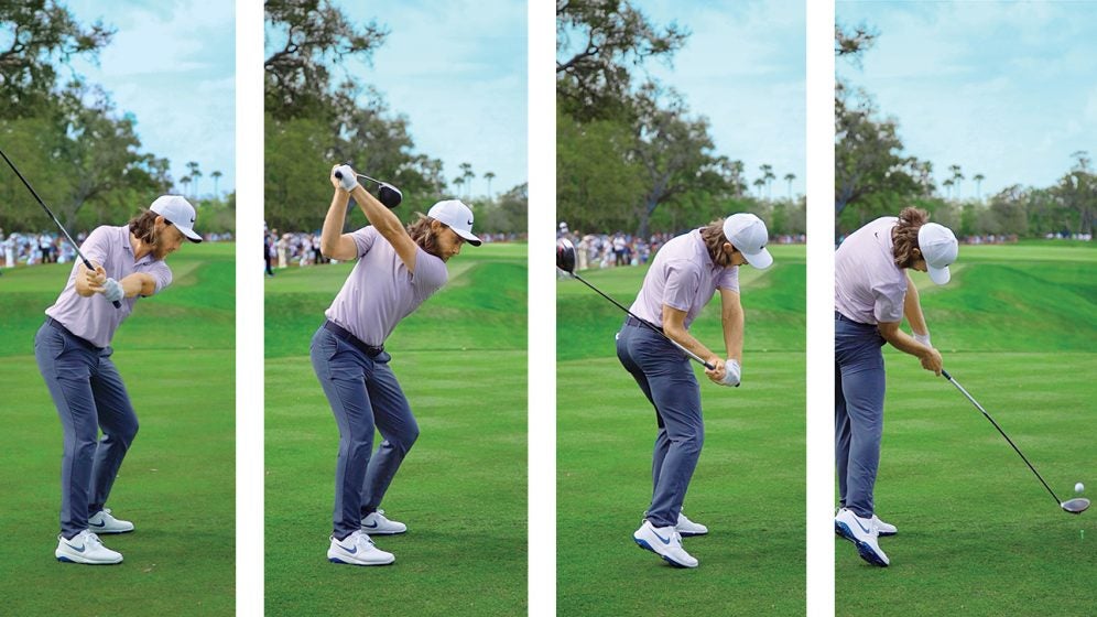 Tommy Fleetwood uses four classic moves to hit it far AND straight