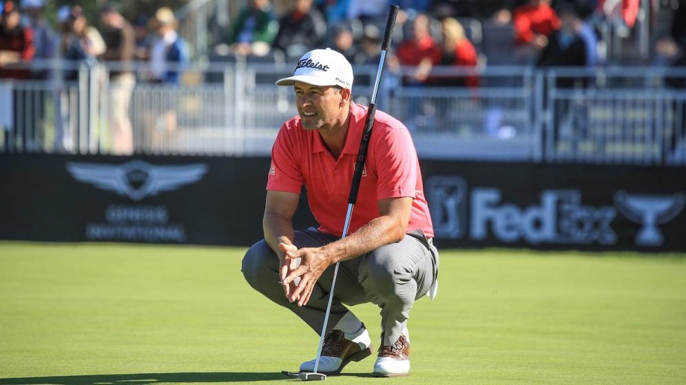 Why Adam Scott tests putters he has no intention of using