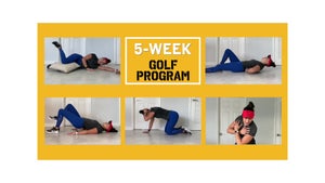 An equipment-free golf workout routine you can do at home