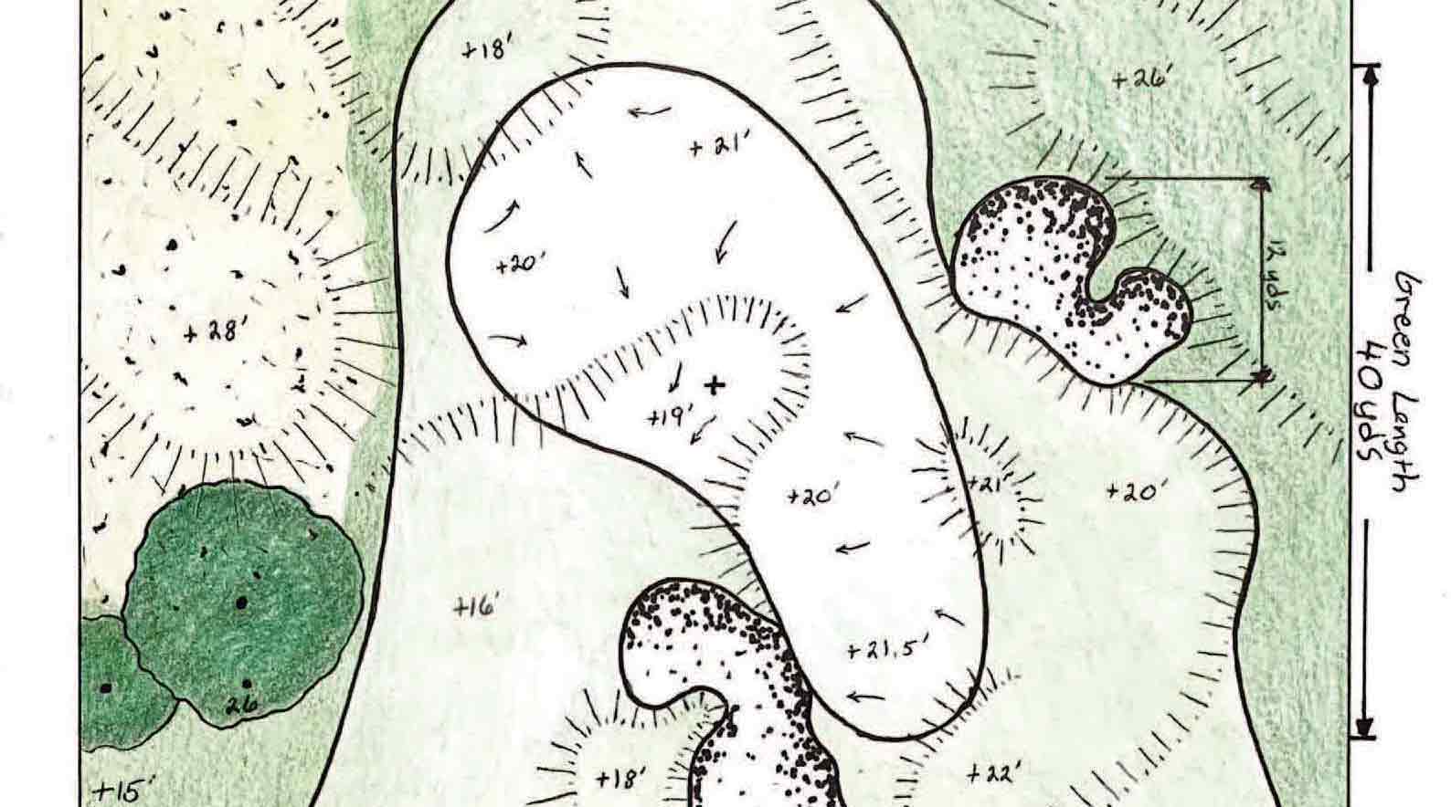 Is this the perfect par 4? A visually daunting hole, yet still scorable