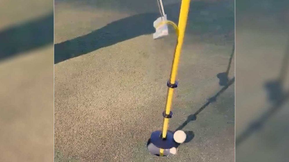 This genius invention promotes safe social distancing on the golf course