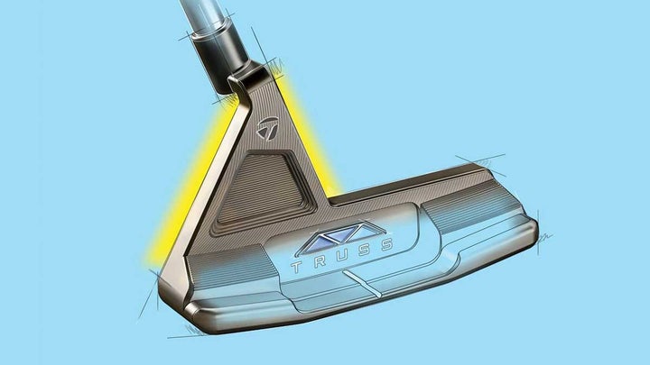 TaylorMade Truss putters use architectural design to improve your rolls