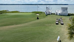 No fans allowed at the RBC Heritage, but some vacationers got really lucky