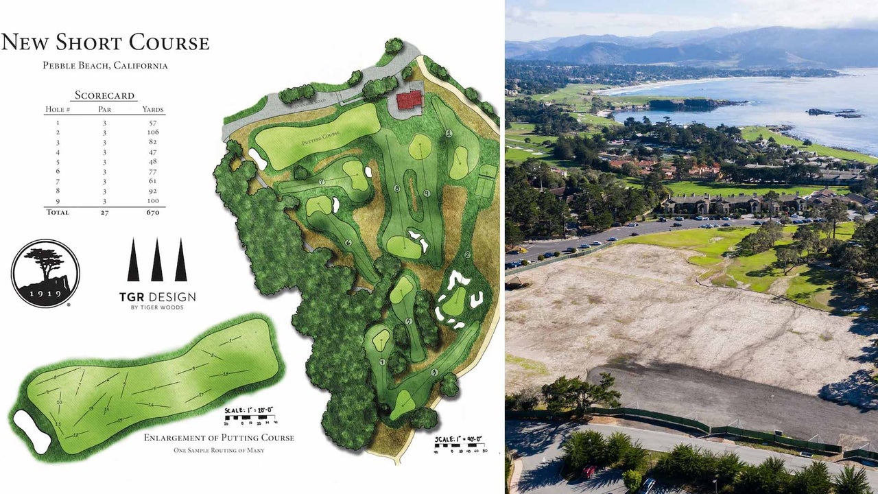 Tiger Woods' new Pebble Beach short course looks incredible