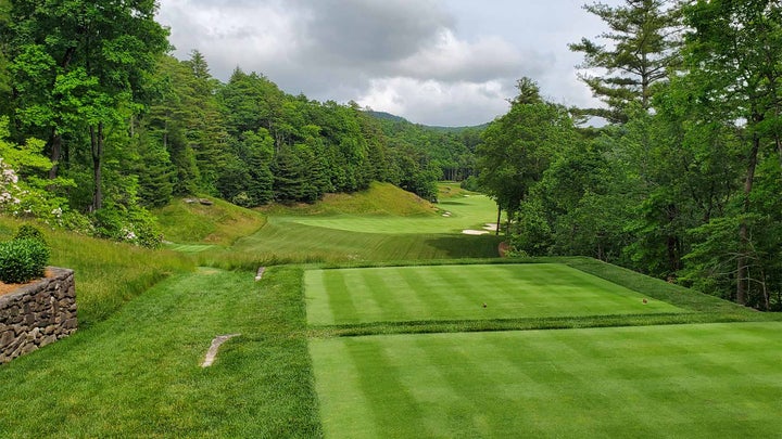 Inside the greatest hole on the finest mountain course in the world
