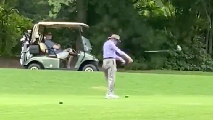 This 102-year-old gets just as frustrated with golf as you do