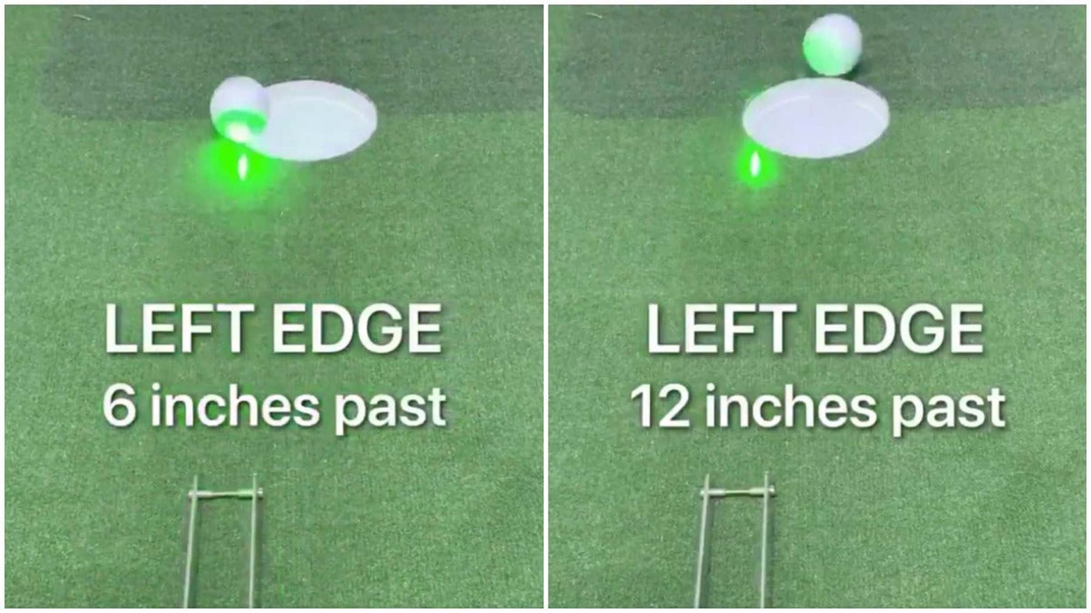 This simple experiment shows why you're hitting your putts too hard