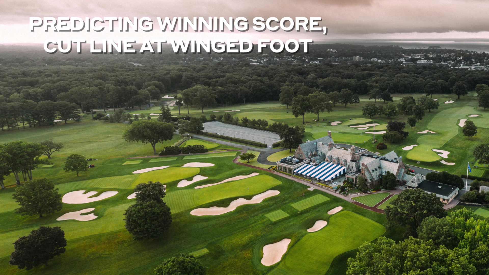 Predicting winning score, cut line at Winged Foot - Golf