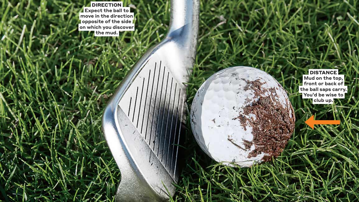 Here's how a muddy ball affects your ball flight (and what you should do)