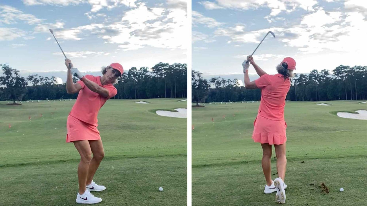 Women's golf tips: Use this drill to stop topping the ball