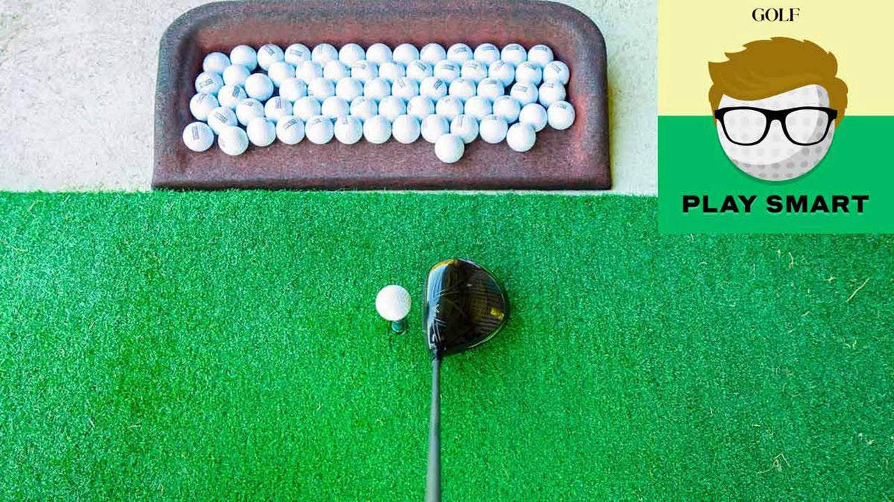 The science of practicing golf off a driving range mat