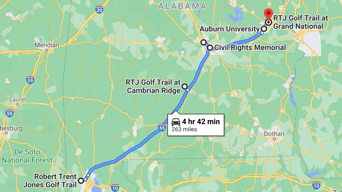 Golf's best road trips: Alabama's Robert Trent Jones Golf Trail Golf's best road trips: Alabama's Robert Trent Jones Golf Trail