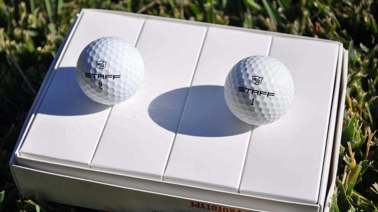 Wilson adds raw cover to Staff Model R golf ball - First Look