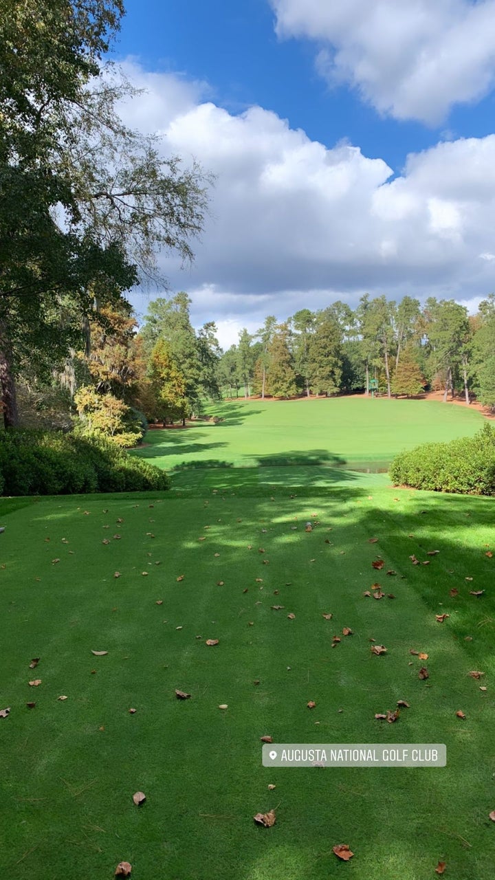Here's our intriguing first look at Augusta National for a November Masters