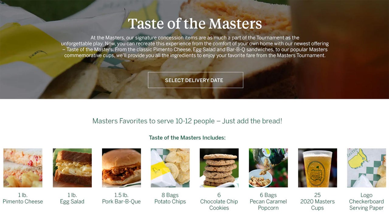 Augusta National bringing the Masters to fans in mouth-watering way