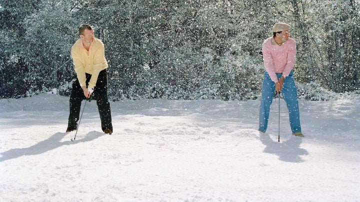 These 2 charts show how cold weather affects distance off the tee