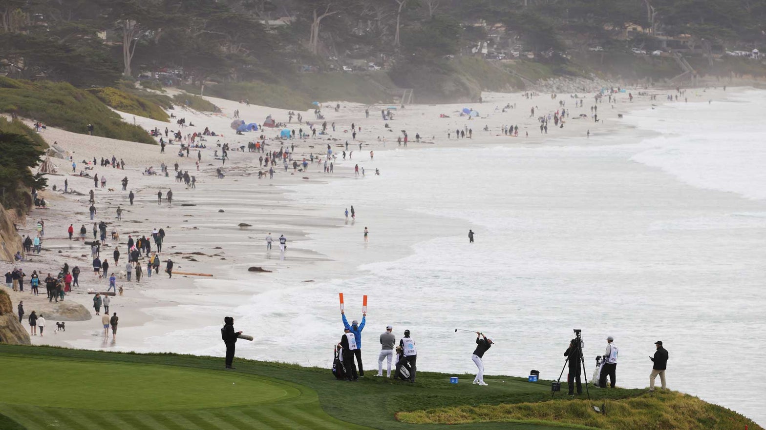 This rarely used Pebble Beach tee box made pros think hard on Sunday
