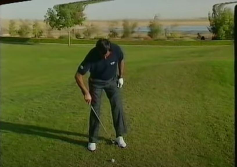 Seve Ballesteros explains how to hit a spinny flop shot, in 55 seconds