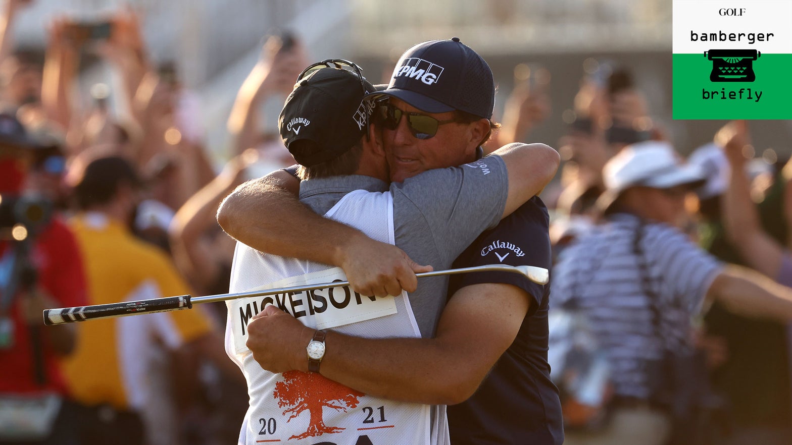 What Phil Mickelson’s mother observed as her two sons made history