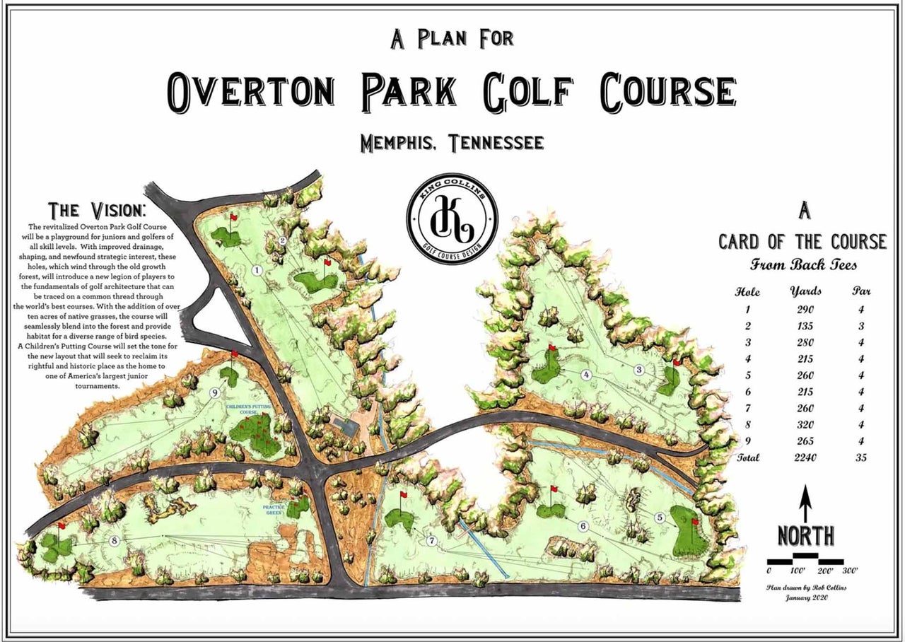 When building golf courses, some changes must be made on the fly