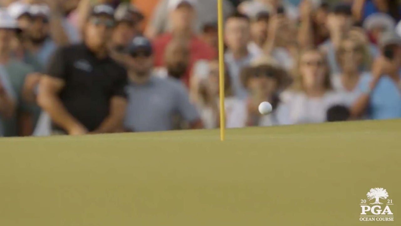 Amazing video shows Phil Mickelson's clutch chip in breathtaking detail