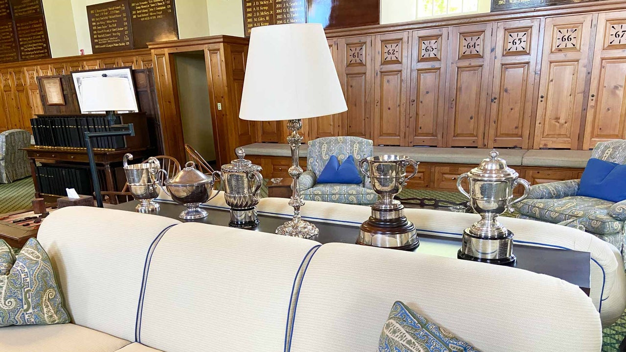 Tour the Seminole Golf Club locker room, one of the coolest spots in golf