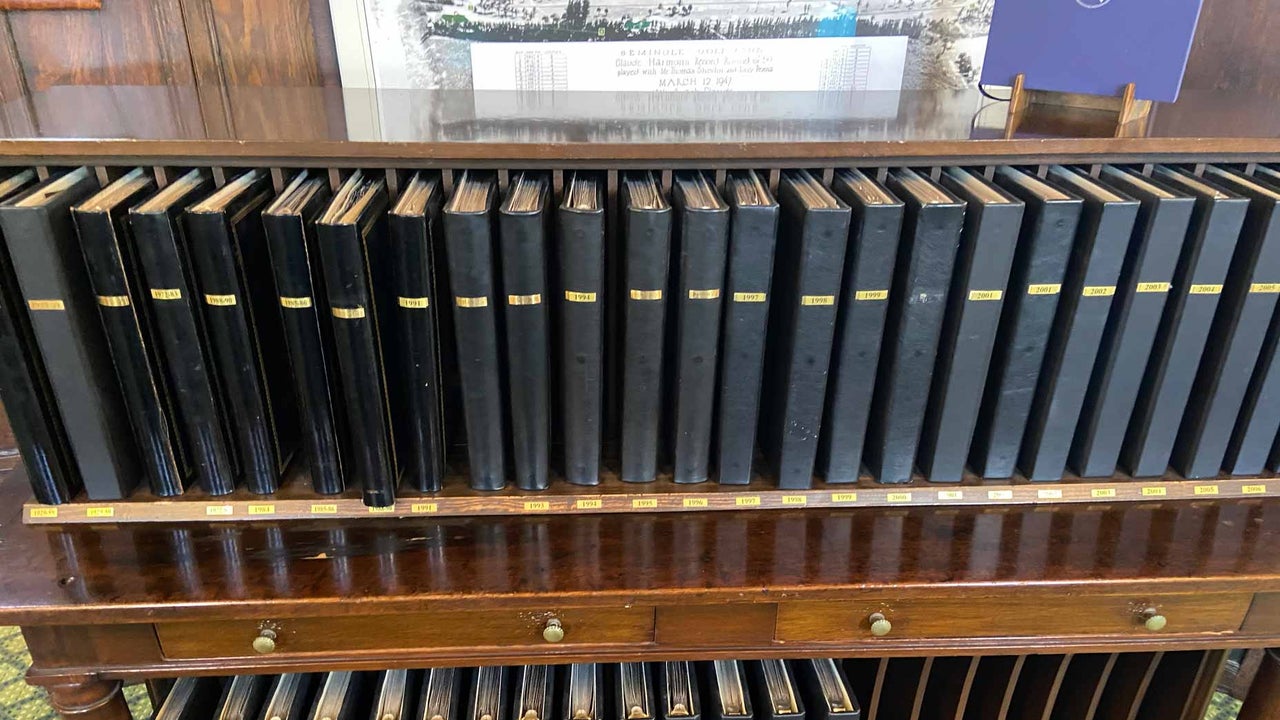 Tour the Seminole Golf Club locker room, one of the coolest spots in golf