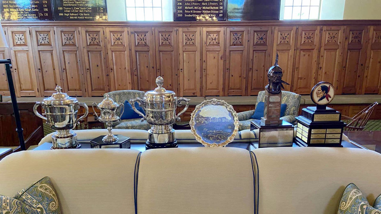 Tour the Seminole Golf Club locker room, one of the coolest spots in golf