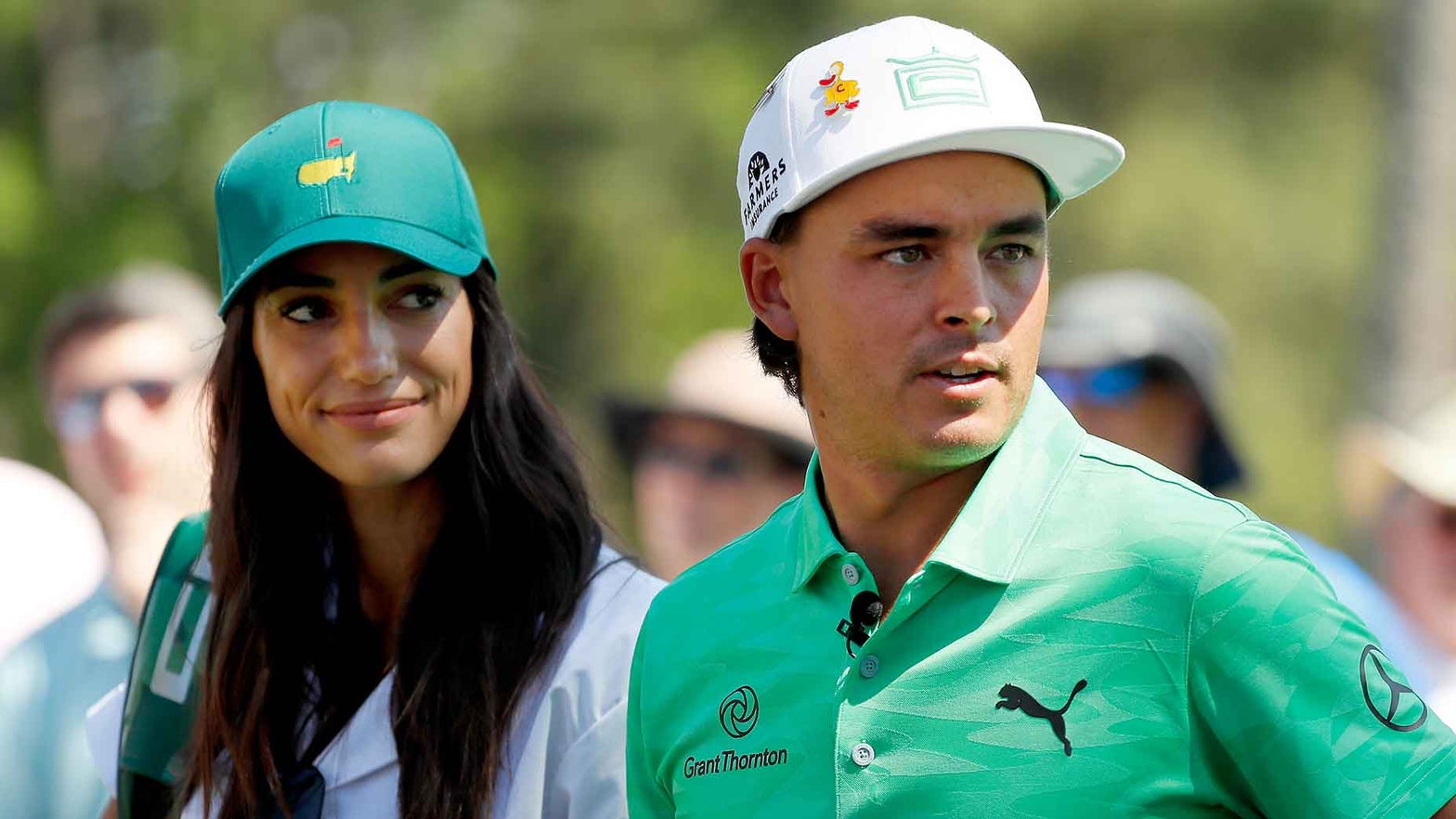 Rickie Fowler and wife Allison Stokke are expecting a baby