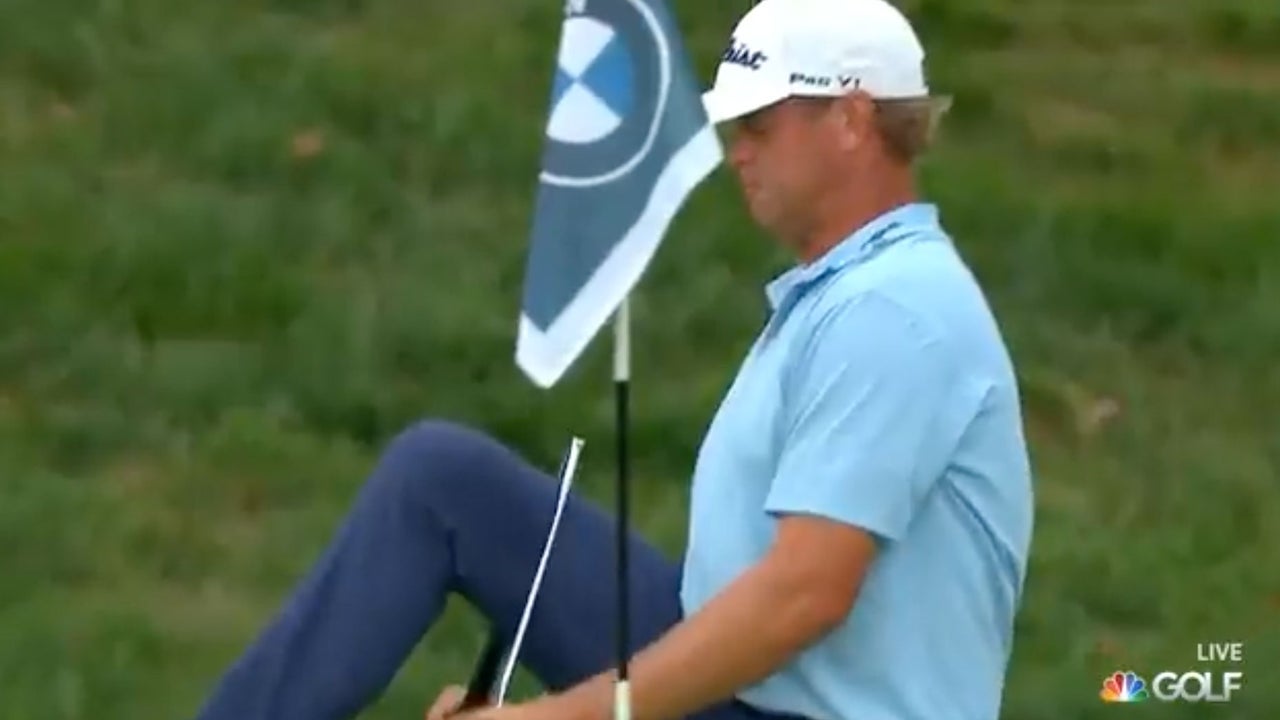 WATCH: Pro snaps putter, then rips hat (?) in wild meltdown at BMW
