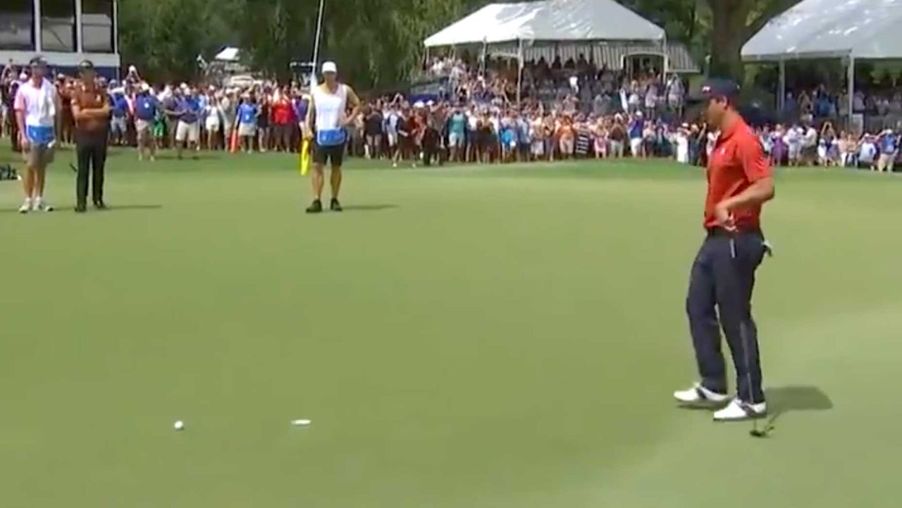 Adam Scott misses brutal putt in Wyndham playoff, loses over $700,000