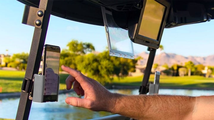 This custom GOLF phone caddy is a game changer: Gimme that