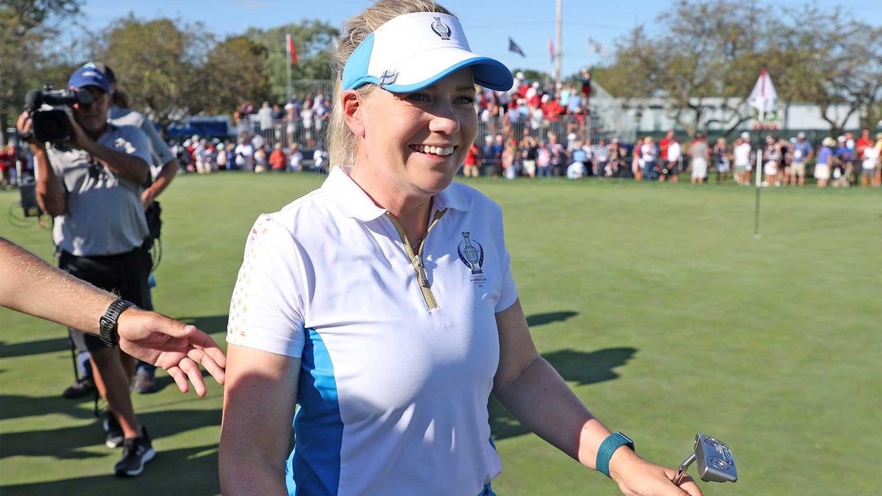 PHOTOS: Europe celebrates Solheim Cup victory over Team USA