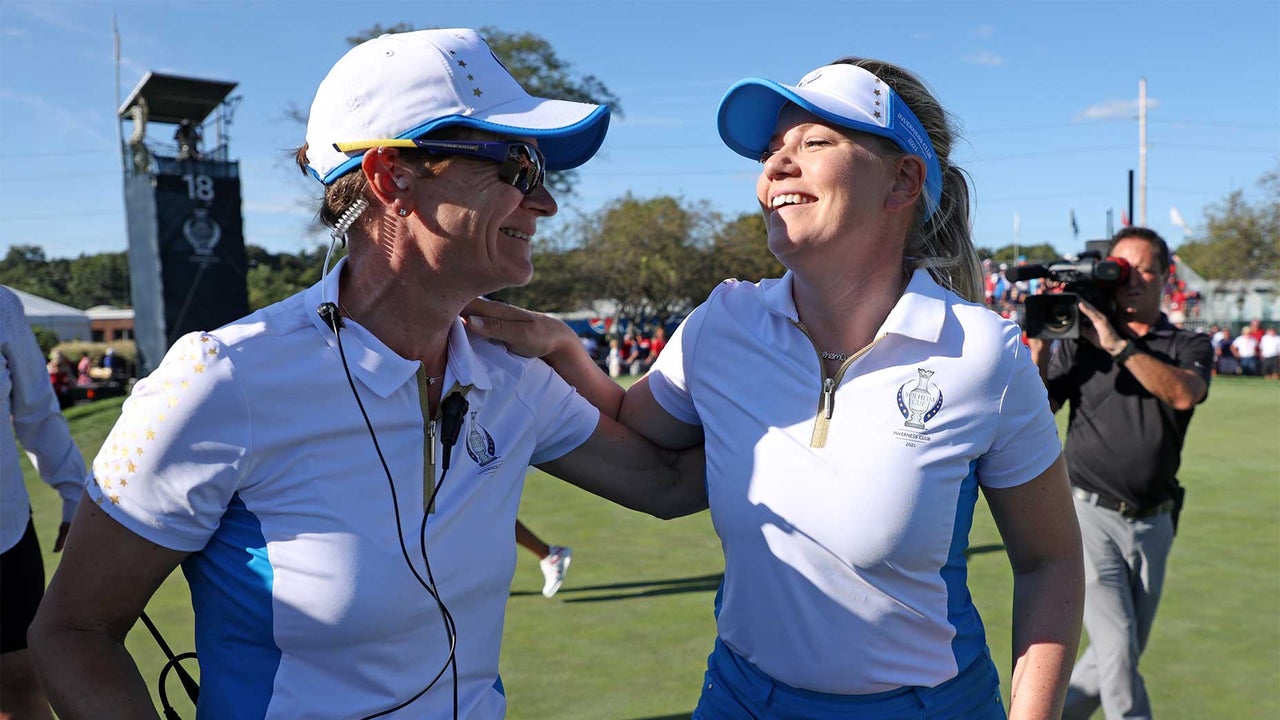 PHOTOS: Europe celebrates Solheim Cup victory over Team USA