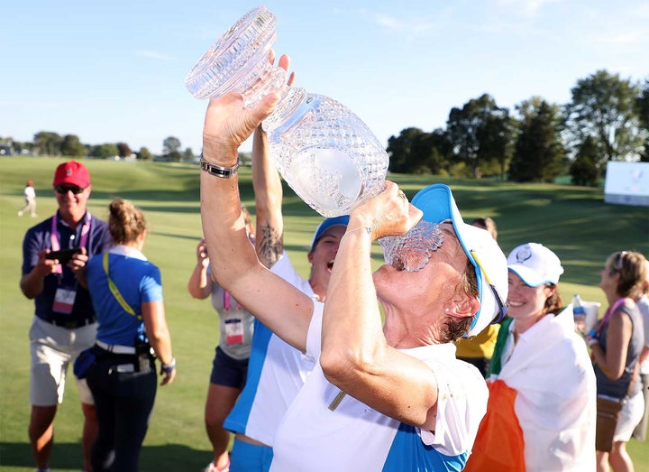 PHOTOS: Europe celebrates Solheim Cup victory over Team USA