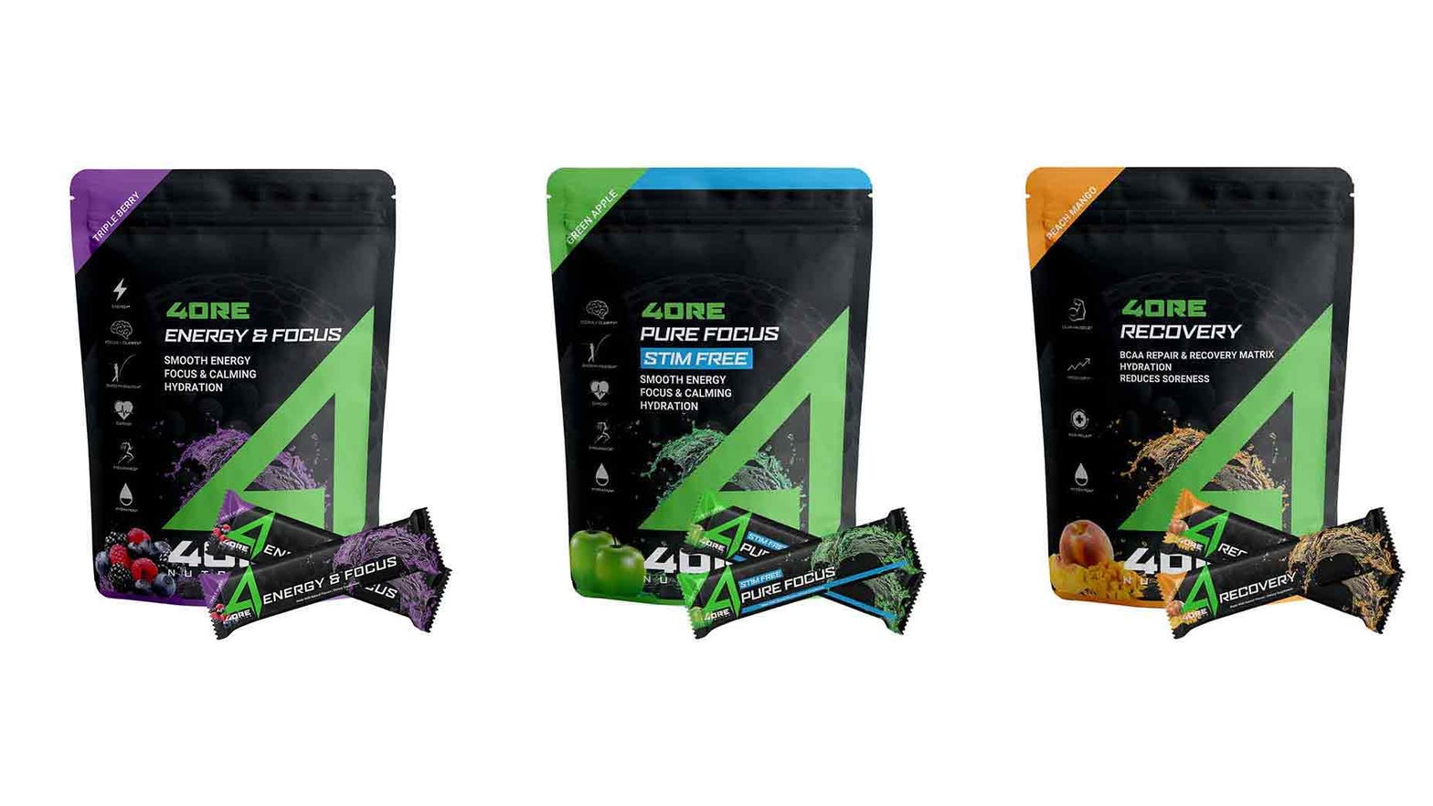 4ore Nutrition's supplements are designed to help golfers play their best