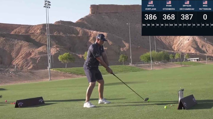 DeChambeau continues to advance at Long Drive Championship