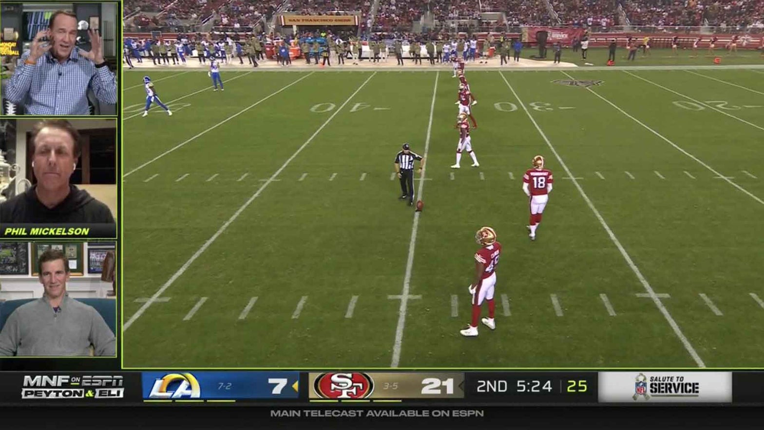 The best of Phil Mickelson on Manningcast: Eli's 'cute' swing and 'I'm ...