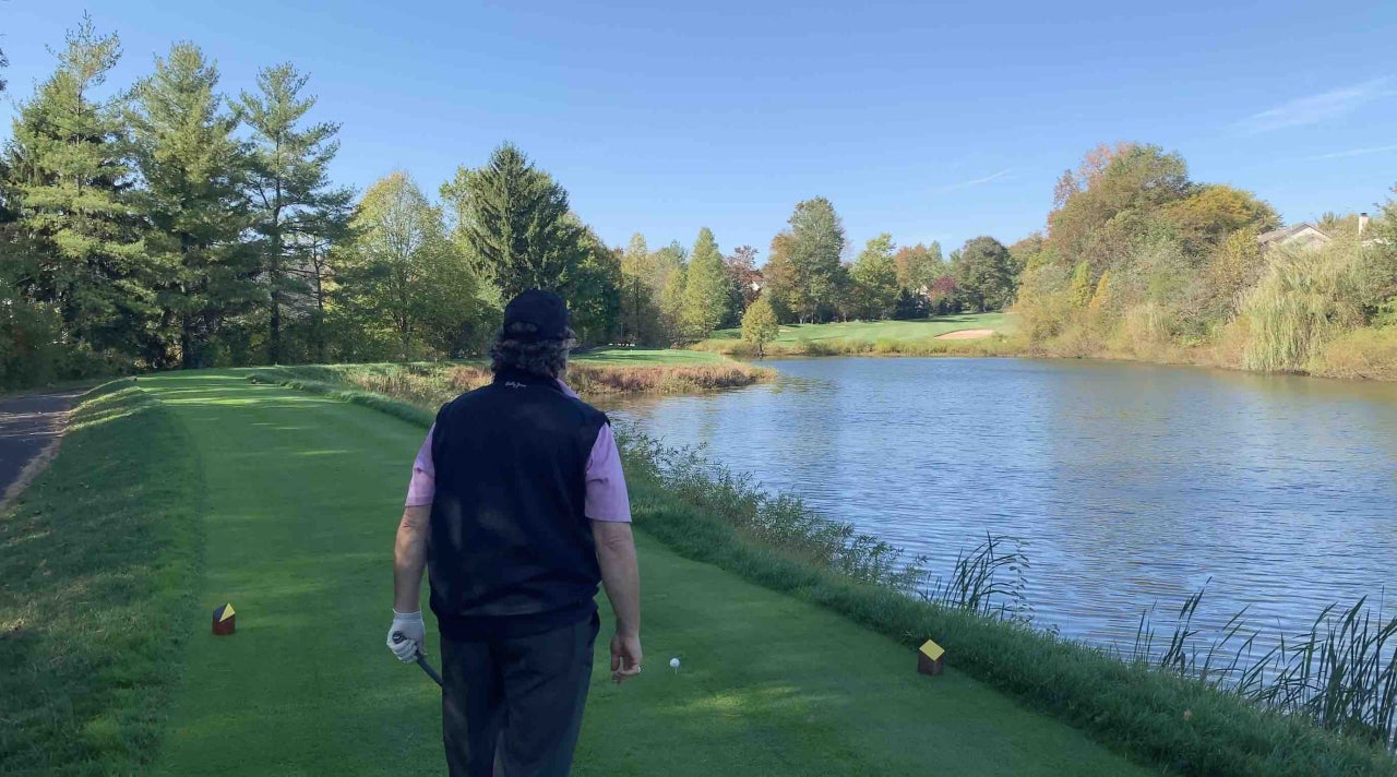 Find a pre-shot routine that brings you to your 'happy place' — here's mine