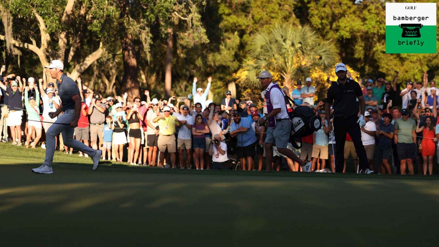 How is Sam Burns suddenly golf's hottest player? A shot into water ...