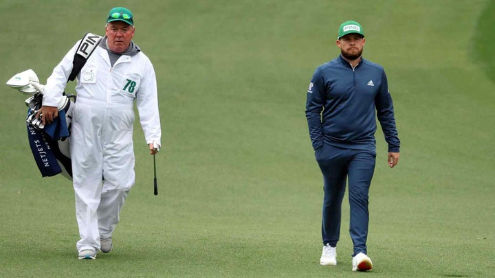 Why this Masters competitor was spotted carrying his own bag