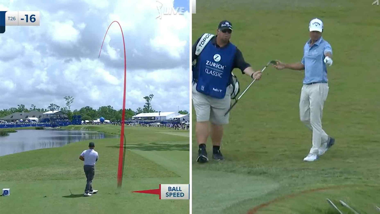 'No, no, no!': Pros make quintuple bogey 8 in alternate shot meltdown